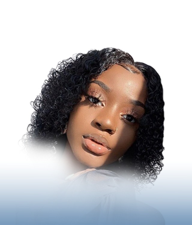 10" Water Wave Middle Part Wig - The Wig Factory SA